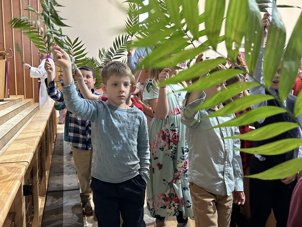 Holy Week journey begins with Palm Sunday - Trinity Lutheran Church School
